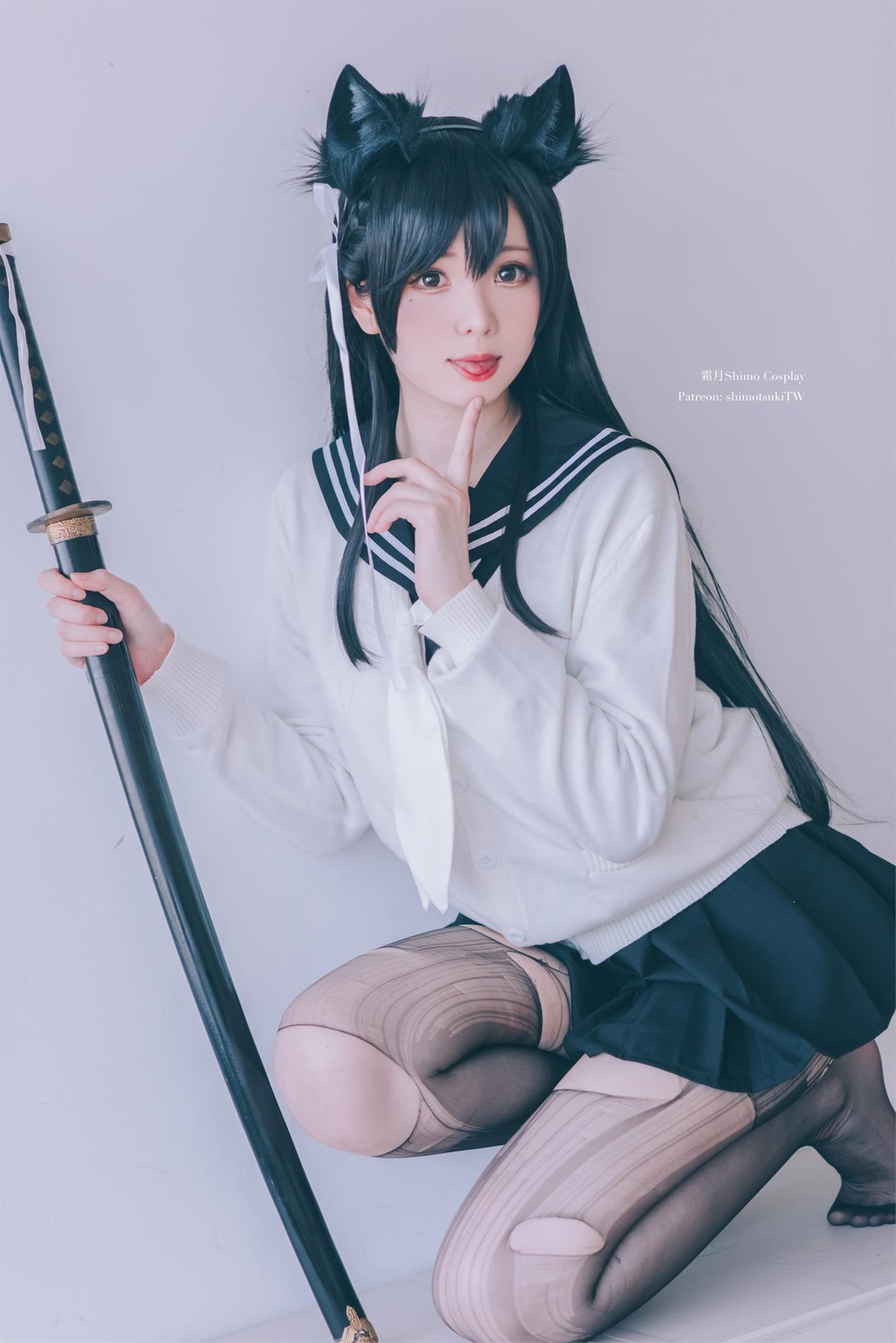 霜月shimo 爱宕制服 [16P-18MB] – 热力图